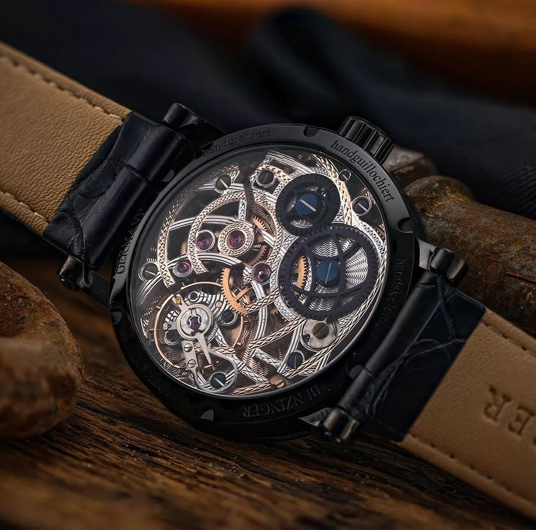 Benzinger Regulator Blue Black PVD premium German men’s watch | Define ...