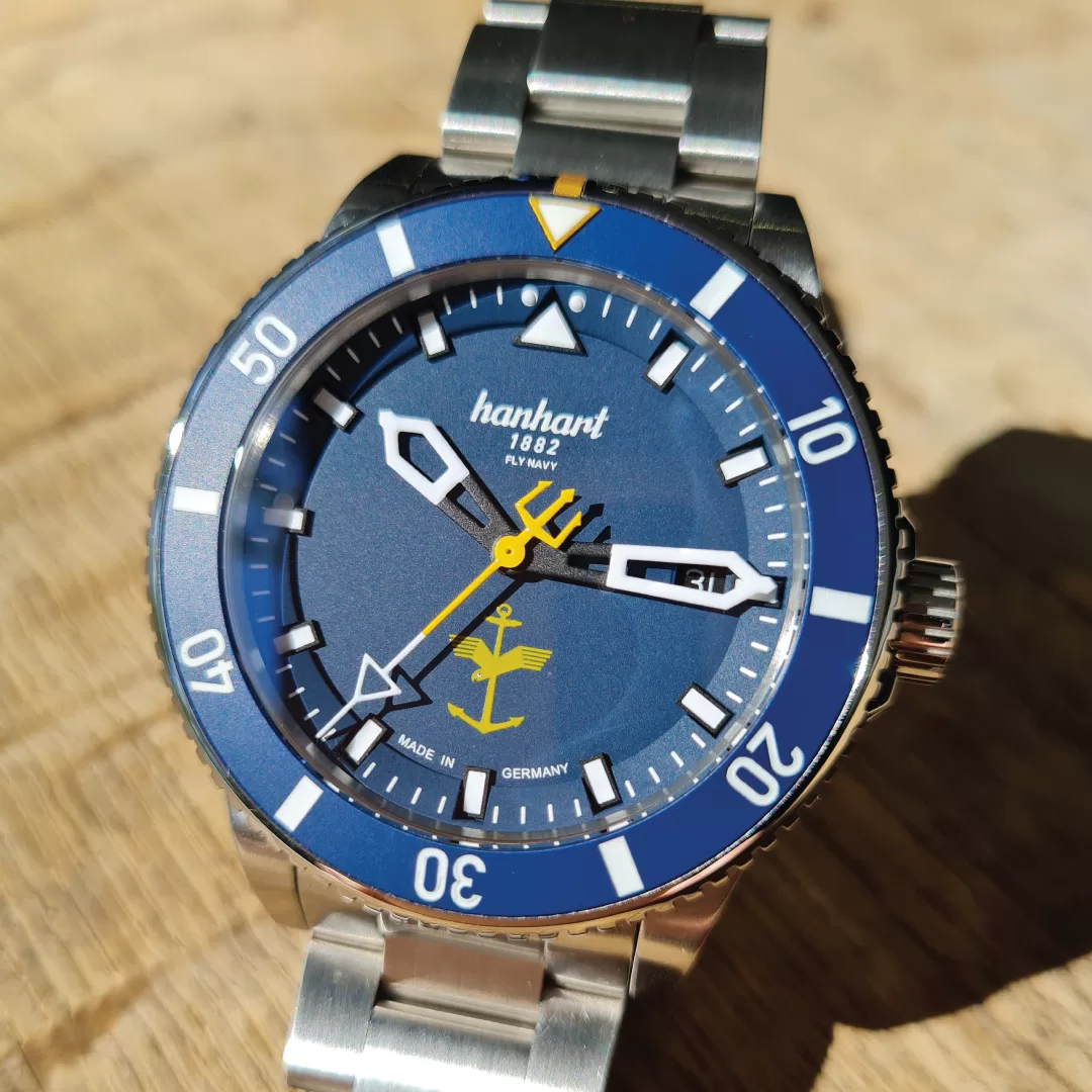 Hanhart FLY NAVY Aerosphere: Limited Edition Dive Watch | Define Watches