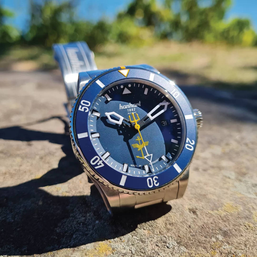 Hanhart FLY NAVY Aerosphere: Limited Edition Dive Watch | Define Watches