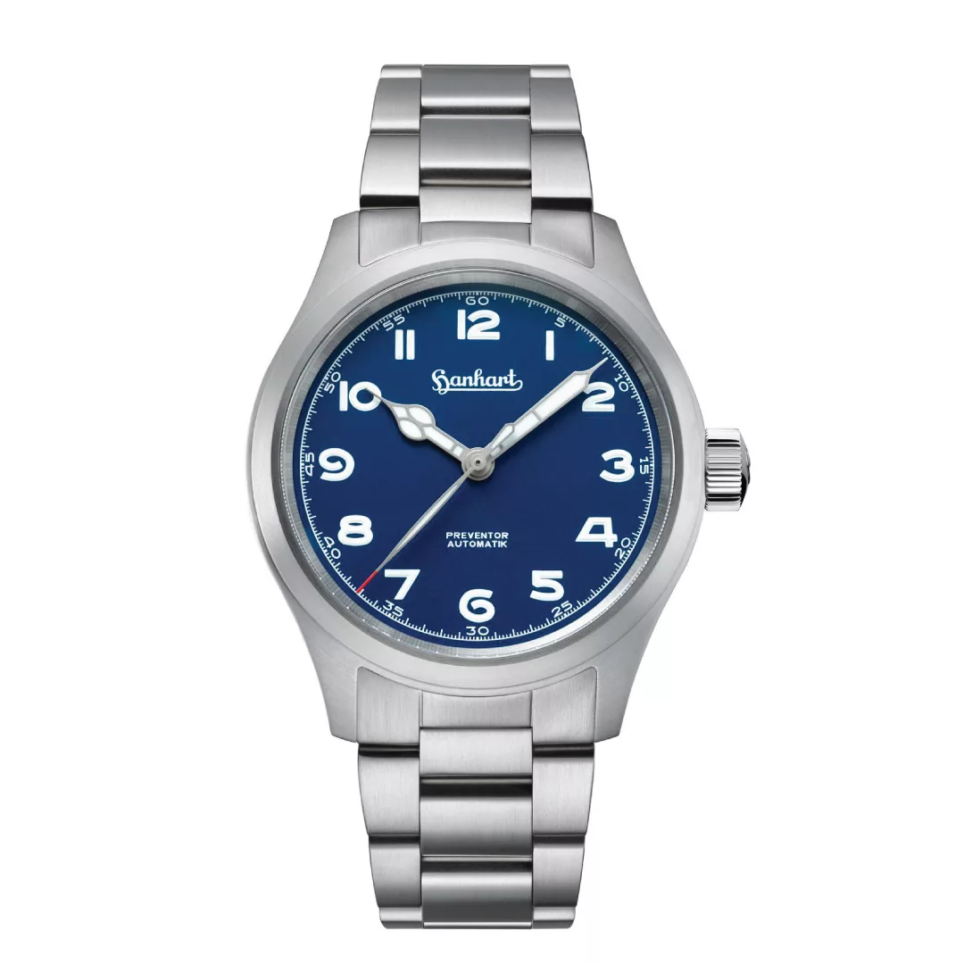 Hanhart Preventor HD12 - Dark Blue Dial, HD12 Steel | Define Watches