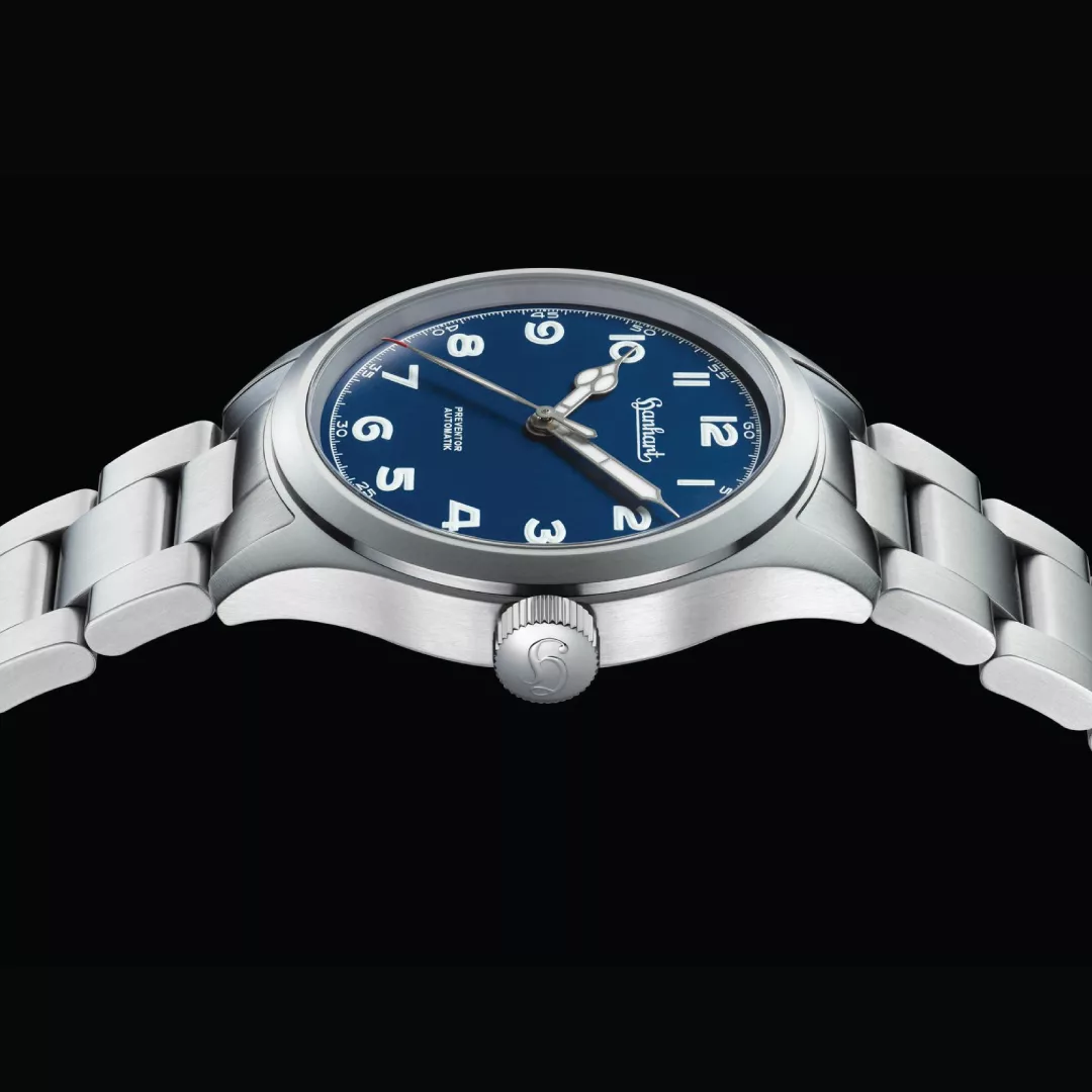 Hanhart Preventor HD12 - Dark Blue Dial, HD12 Steel | Define Watches