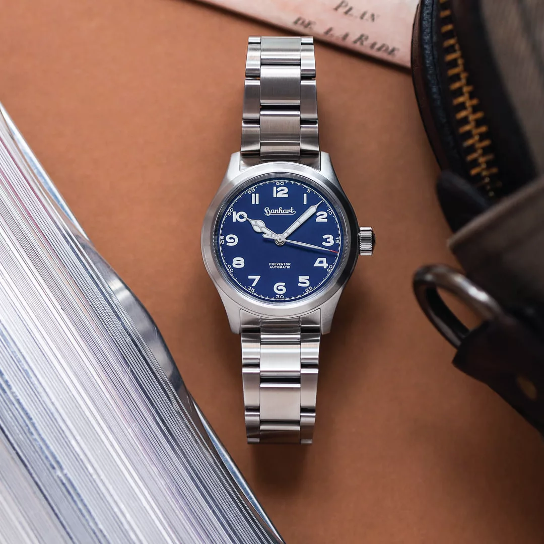 Hanhart Preventor HD12 - Dark Blue Dial, HD12 Steel | Define Watches