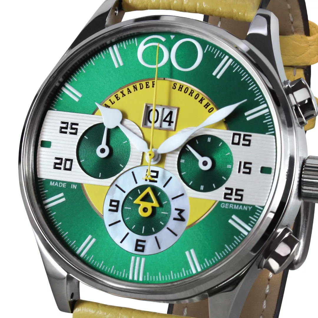 Alexander Shorokhoff Big Date Chrono Green – Limited Edition ...