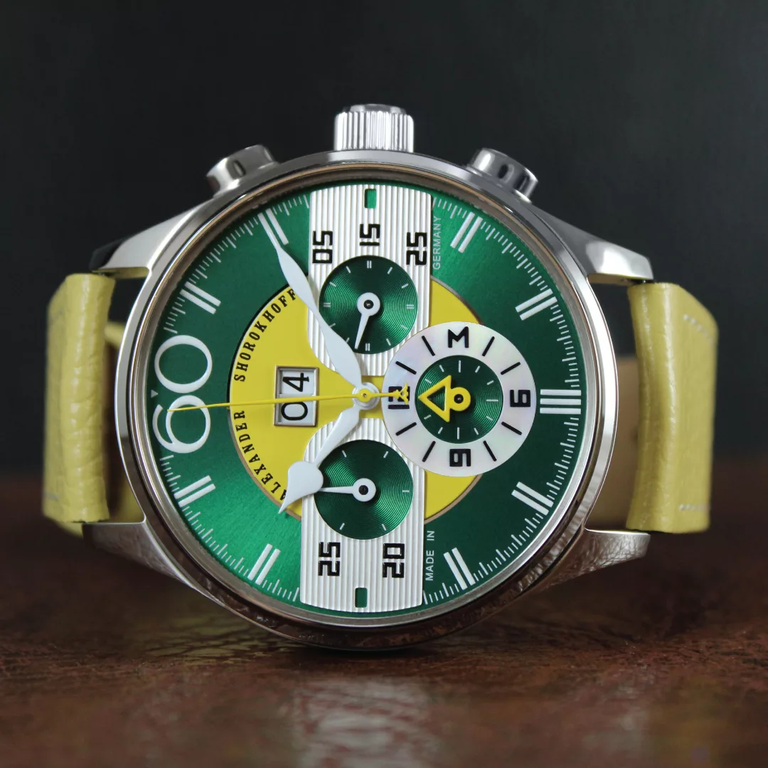 Alexander Shorokhoff Big Date Chrono Green – Limited Edition ...
