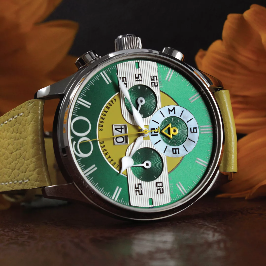 Alexander Shorokhoff Big Date Chrono Green – Limited Edition ...