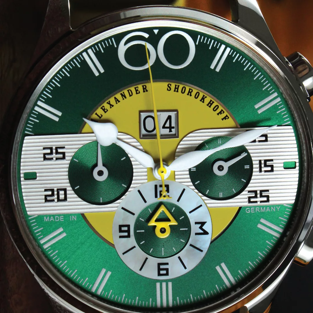Alexander Shorokhoff Big Date Chrono Green – Limited Edition ...