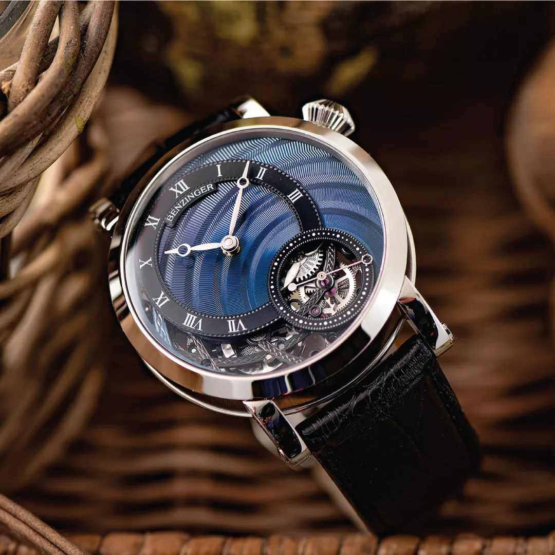 Benzinger Subscription Blue Joy – Hand-Guilloched Masterpiece | Define Watches