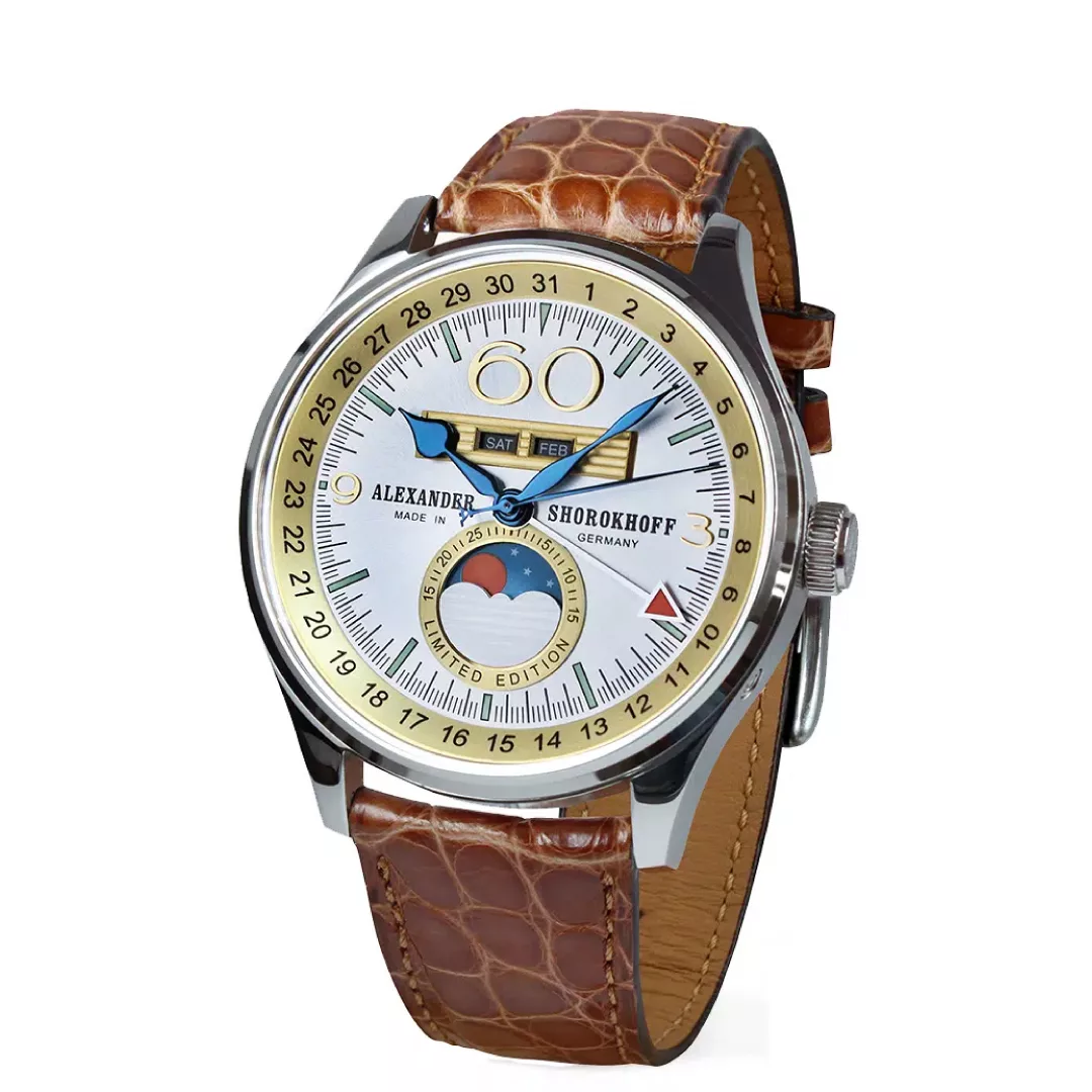Alexander Shorokhoff Merkur 2 – Full Calendar Watch with Moon Phase | Define Watches