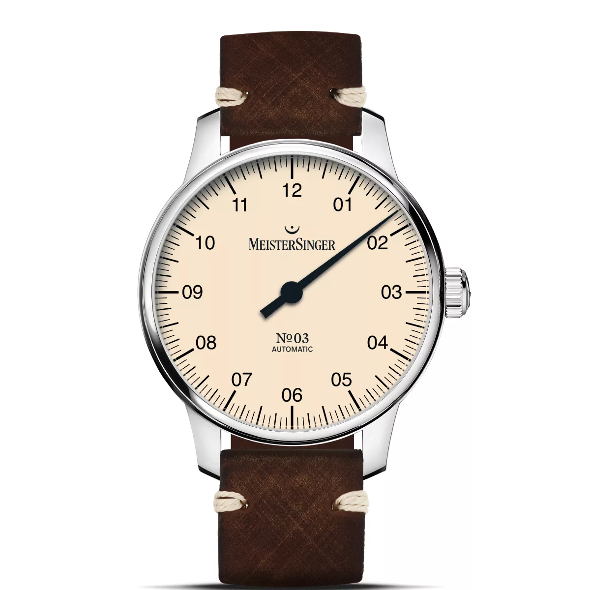 MeisterSinger No03 Ivory – Single-Hand Automatic Watch | Define Watches