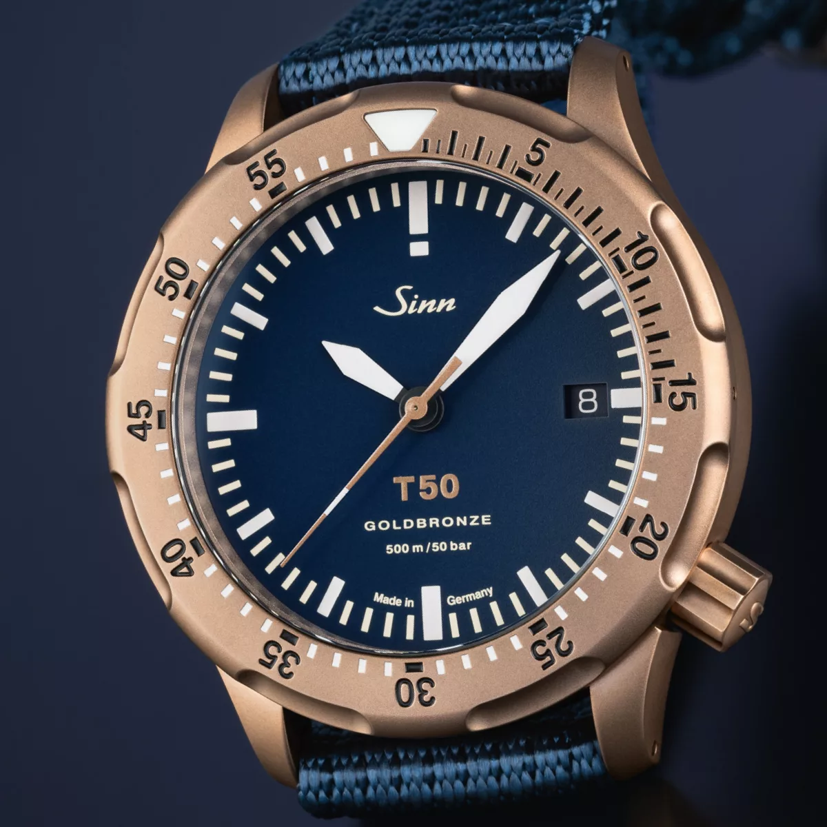 T50 GOLDBRONZE B – Limited Edition Diver’s Watch in Patented Goldbronze 125