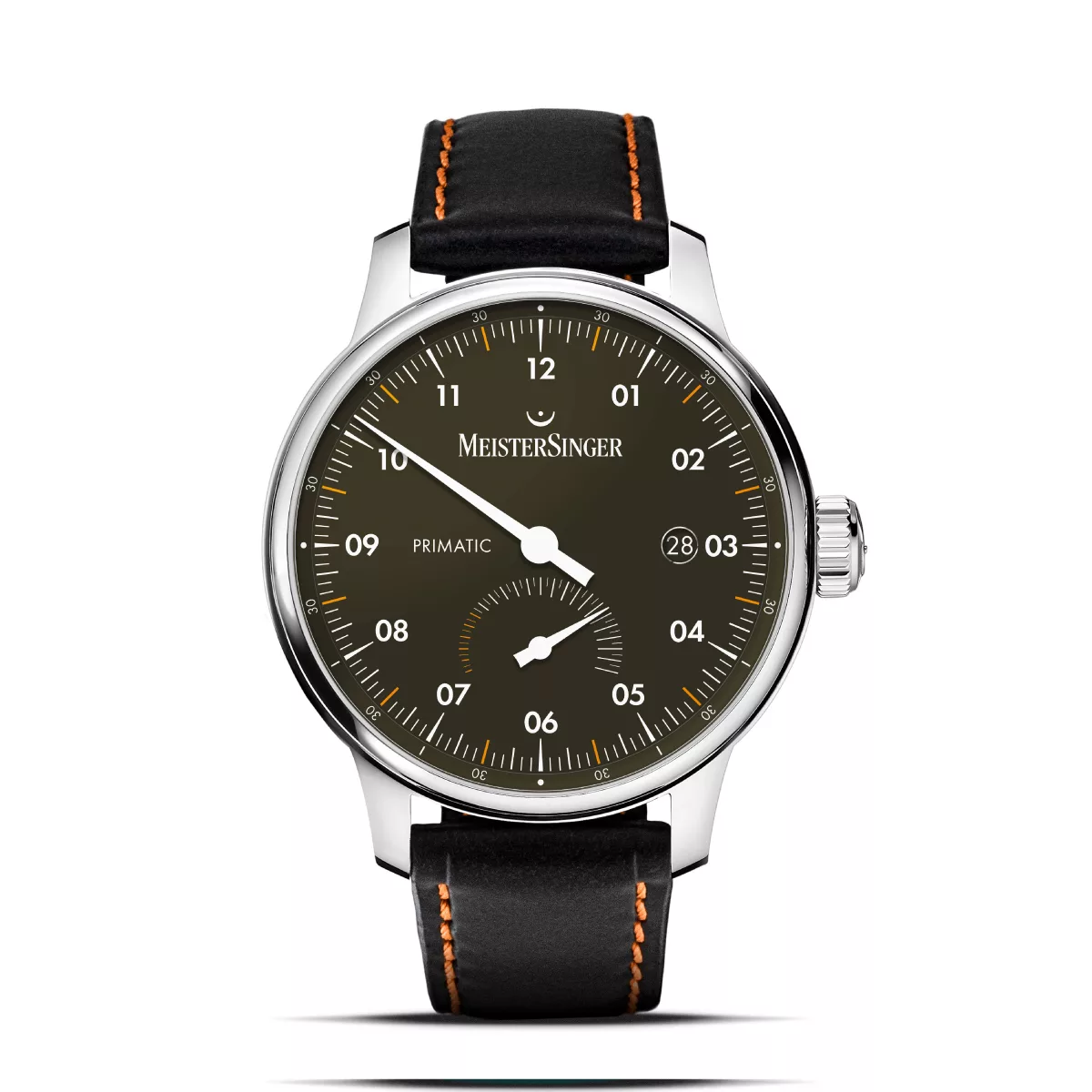 MeisterSinger Primatic Black 41.5mm – Swiss SW270 Single-Hand Watch ...