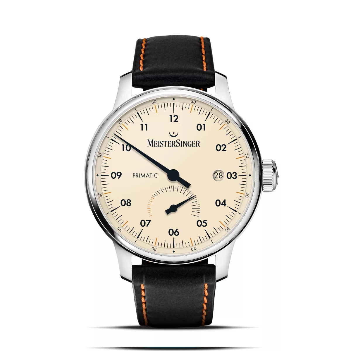 MeisterSinger Primatic Ivory 41.5mm – Swiss SW270 Single-Hand Watch ...