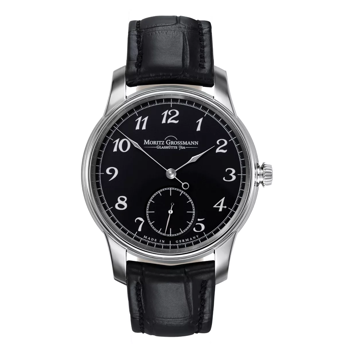 Moritz Grossmann BENU 37 Arabic White Gold Black Dial Watch | Define ...