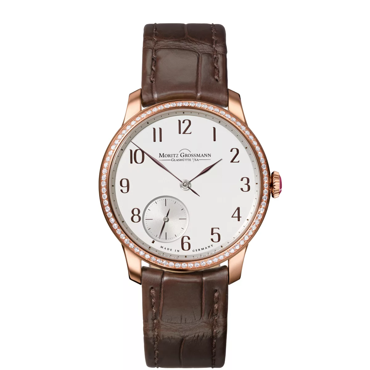 Moritz Grossmann TEFNUT 36 Rose Gold Diamonds | Luxury ladies German ...