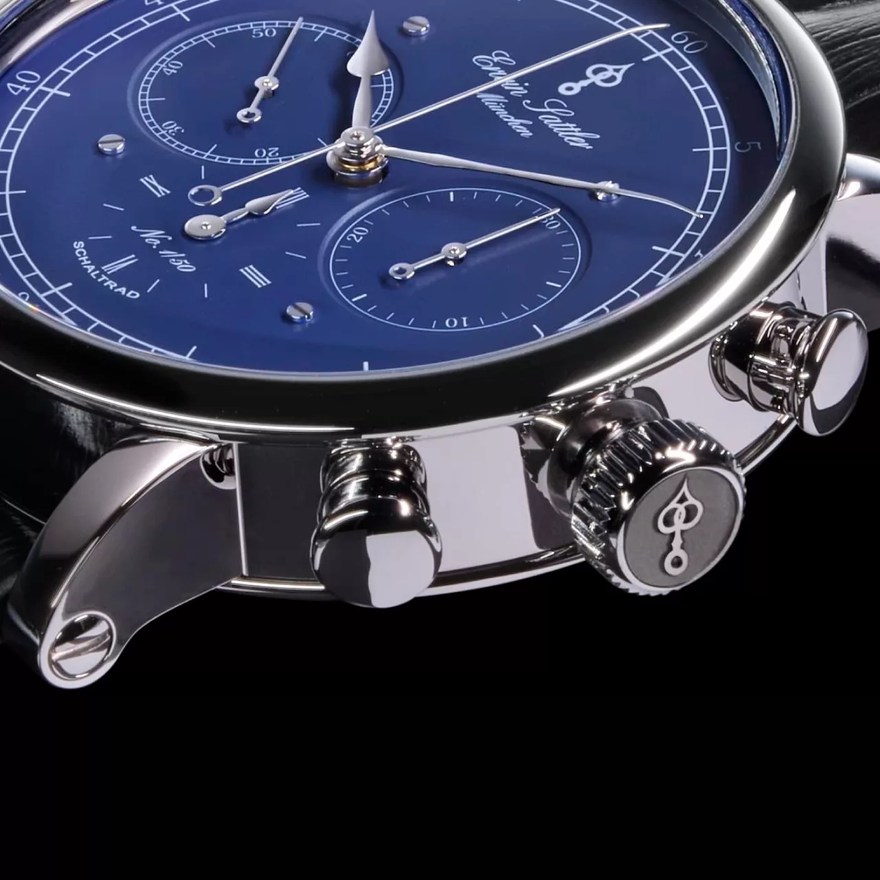 Erwin Sattler Chronograph III S | Limited Edition Ultramarine Watch ...
