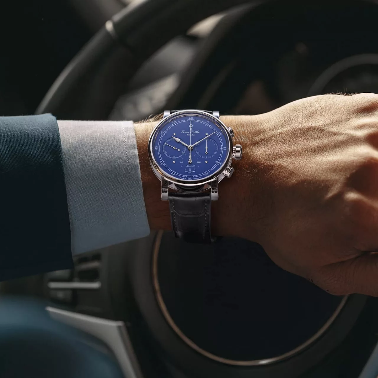 Erwin Sattler Chronograph III S | Limited Edition Ultramarine Watch ...