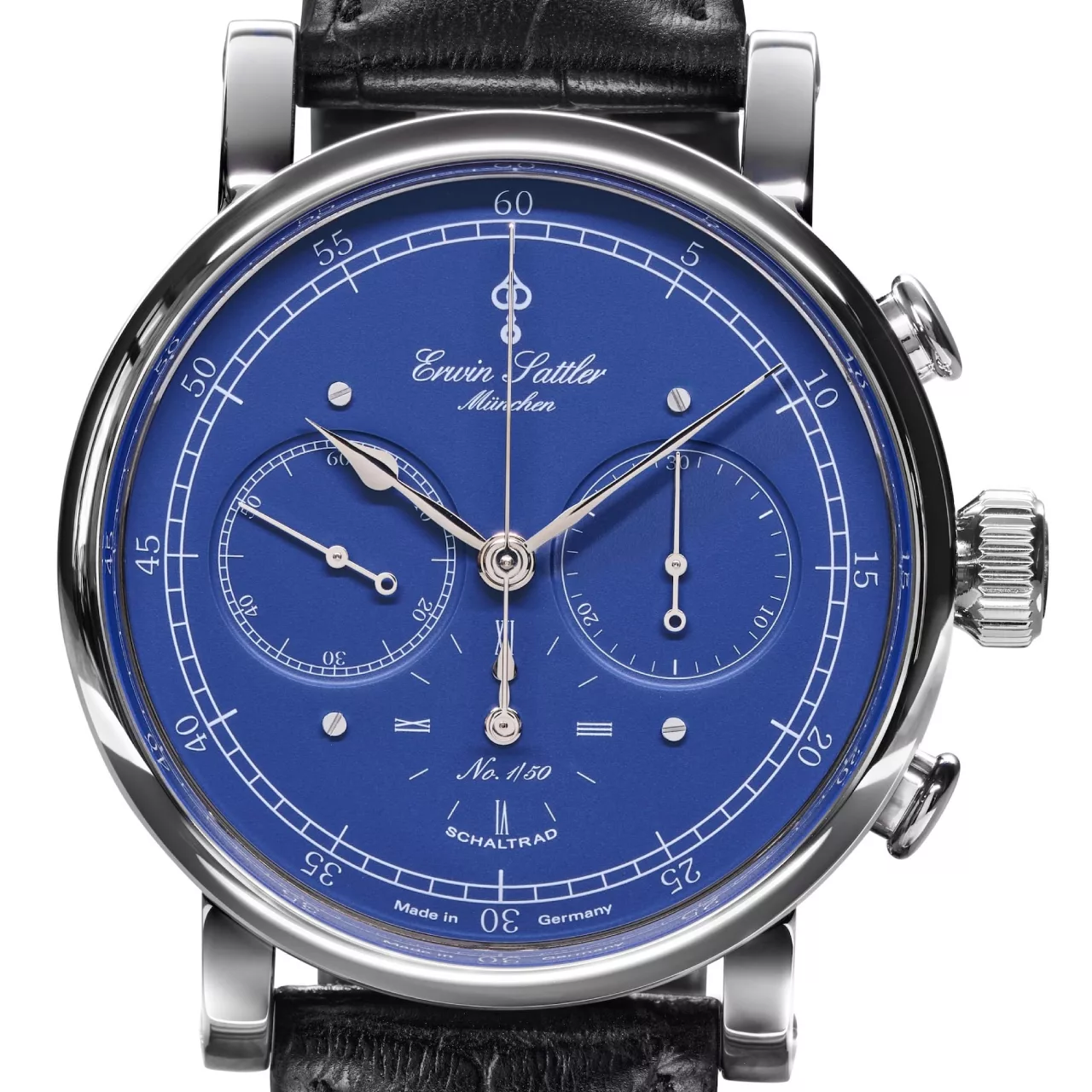 Erwin Sattler Chronograph III S | Limited Edition Ultramarine Watch ...