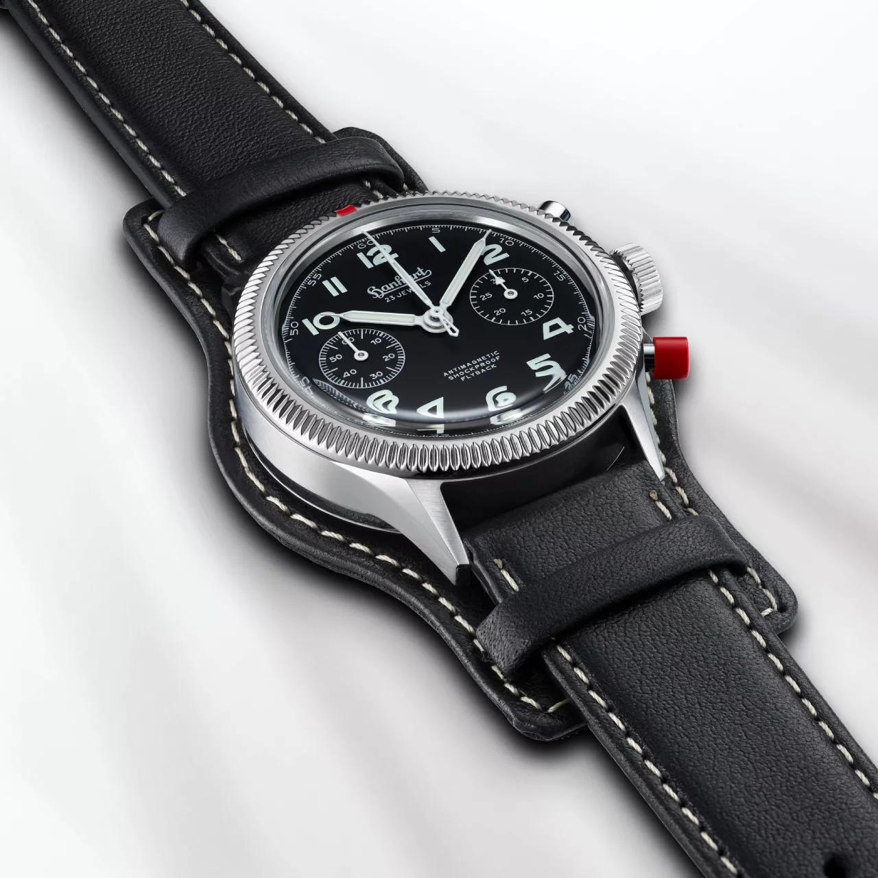 Hanhart 417 ES 1954 Heritage Flyback 39 mm Chronograph | Define Watches