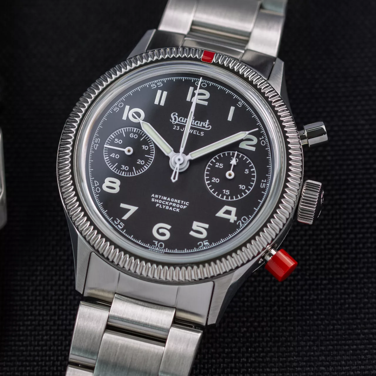 Hanhart 417 ES 1954 Heritage Flyback 39 mm Chronograph | Define Watches