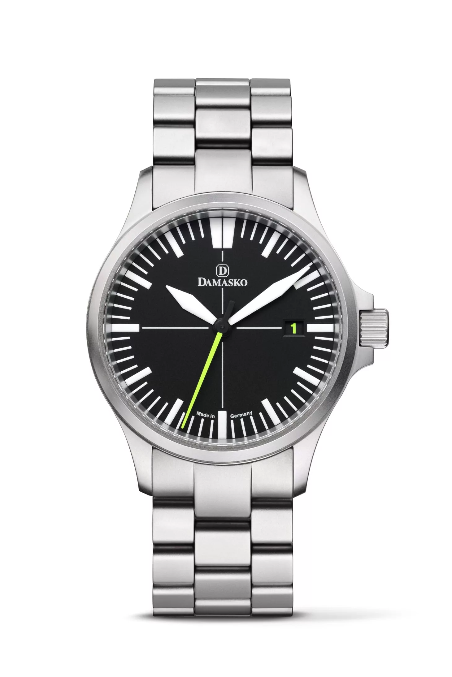 Damasko DS30 Yellow | Submarine Steel 39mm Automatic Watch