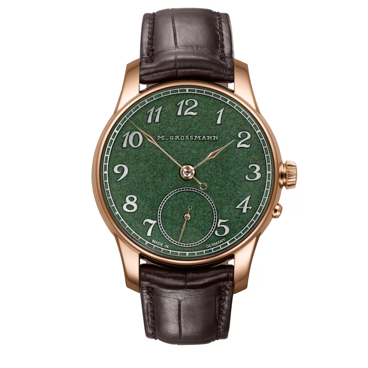 Moritz Grossmann Tremblage Green – Rose Gold | Hand-Engraved Dial ...
