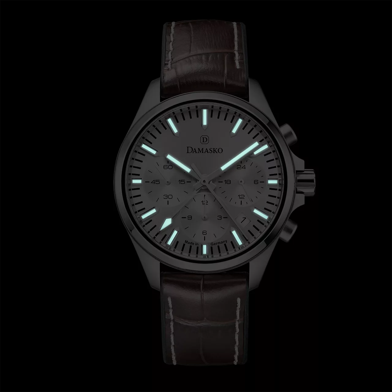 Damasko DC96 Champagne – In-House Chronograph with Silicon Escape Wheel