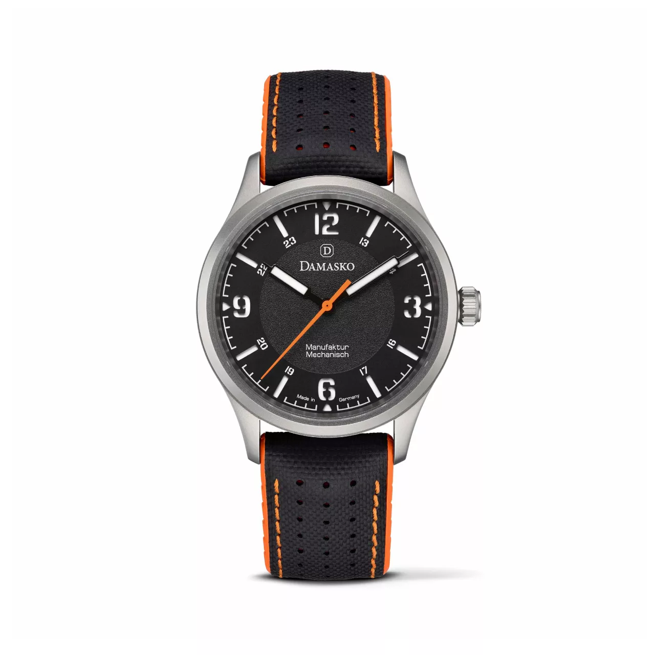 Damasko DF20 Black Orange – Precision German Field Watch