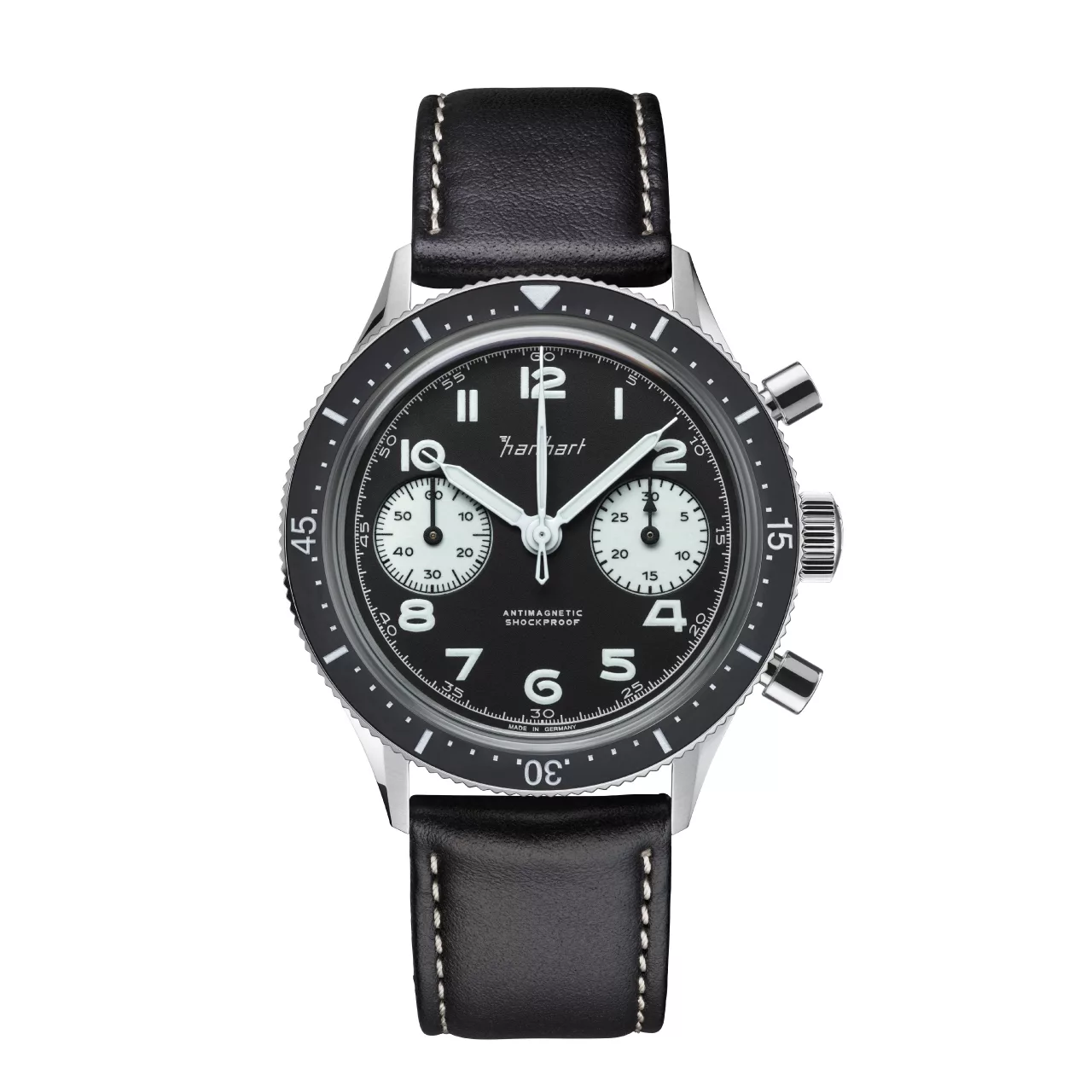 Hanhart 415 ES Reverse Panda – Sporty Chronograph with Classic Charm