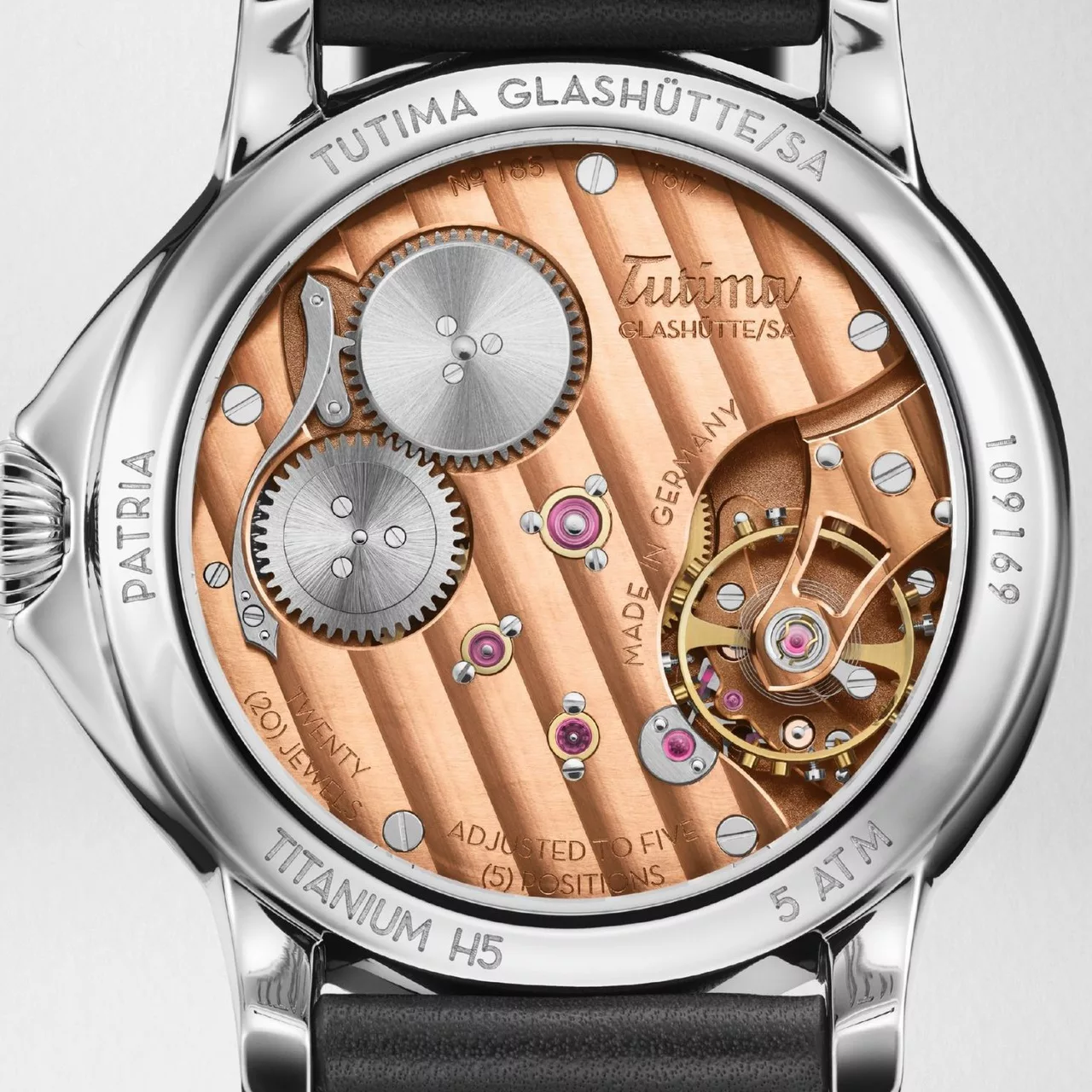 Tutima Patria Titanium Graphite 6612-03 - German Manufacture Watch in ...