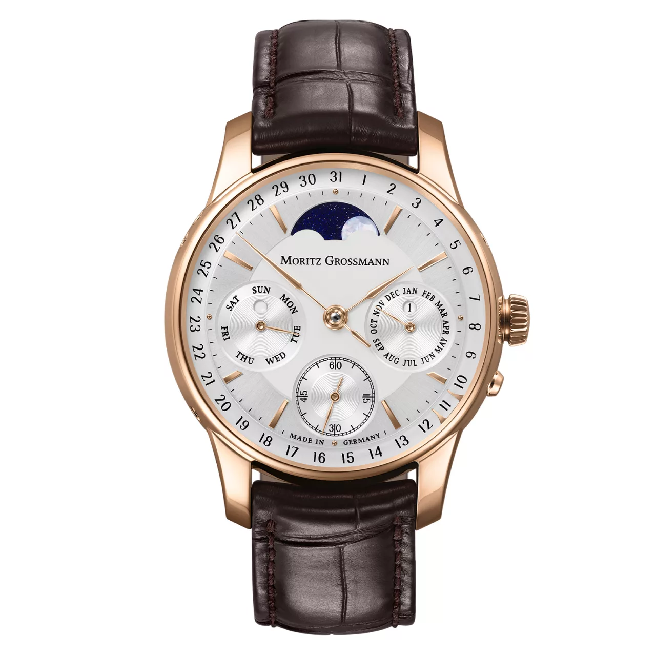 Moritz Grossmann Perpetual Calendar Rose Gold Argente – A Timeless ...